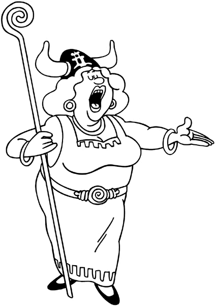 Opera Singer Coloring Pages [2025]
