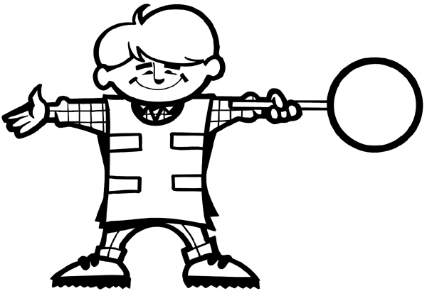 Crossing Guard Coloring Page Coloring Pages