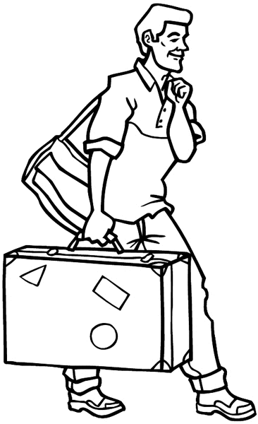 At Baggage Claim Coloring Page Sketch Sketch Coloring Page
