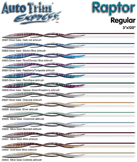 Automotive Stripes - Raptor Graphic