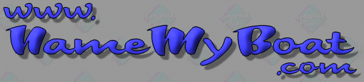 NameMyBoat.com Transom Boat Lettering and Boat Names and Numbers